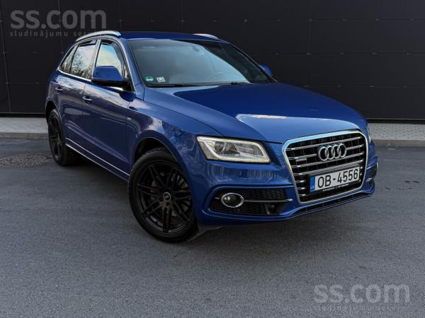 Blue Audi Q5 2016 in Jelgava, with an engine capacity of 3.00 L and mileage of 227 thousand km for 16700 €, photo 2 on AUTOMOTO.COM.LV