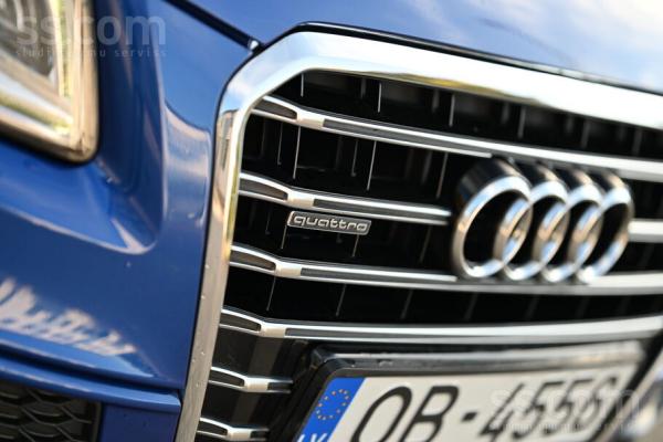 Blue Audi Q5 2016 in Jelgava, with an engine capacity of 3.00 L and mileage of 227 thousand km for 16200 €, photo 6 on AUTOMOTO.COM.LV