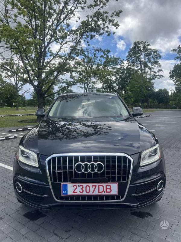 Blue Audi Q5 2016 in Kaunas, with an engine capacity of 3.00 L and mileage of 110 thousand km for 15500 €, photo 4 on AUTOMOTO.COM.LV