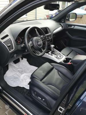 Blue Audi Q5 2016 in Mazeikiai, with an engine capacity of 1.99 L and mileage of 80 thousand km for 13500 €, photo 11 on AUTOMOTO.COM.LV