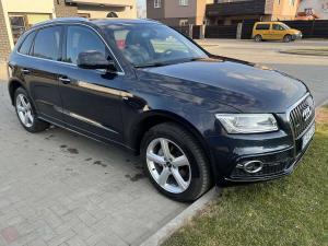 Blue Audi Q5 2016 in Mazeikiai, with an engine capacity of 1.99 L and mileage of 80 thousand km for 13500 €, photo  on AUTOMOTO.COM.LV