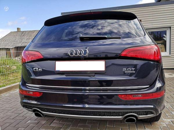 Blue Audi Q5 2016 in Mazeikiai, with an engine capacity of 1.99 L and mileage of 80 thousand km for 13500 €, photo 9 on AUTOMOTO.COM.LV