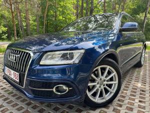 Zils Audi Q5 2016 Viļņa, ar dzinēja tilpumu 1.97 L un nobraukumu 300 tūkst. km par 13000 €, foto  vietnē AUTOMOTO.COM.LV