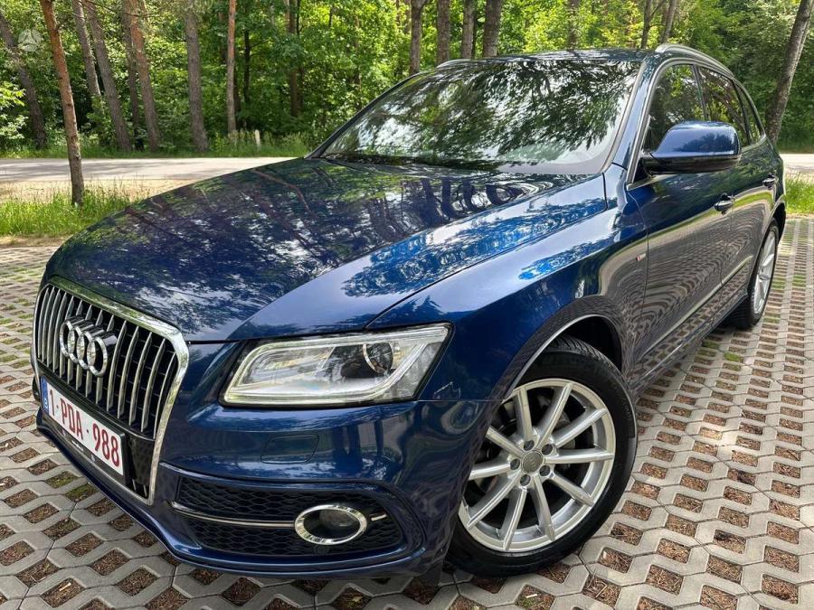 Blue Audi Q5 2016 in Vilnius, with an engine capacity of 1.97 L and mileage of 300 thousand km for 13000 €, photo 3 on AUTOMOTO.COM.LV