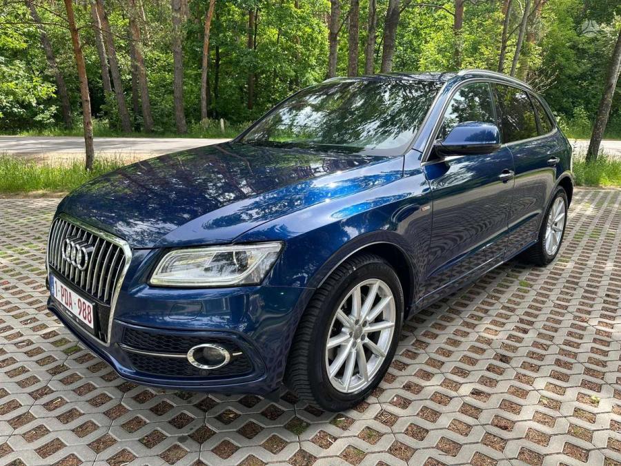 Blue Audi Q5 2016 in Vilnius, with an engine capacity of 1.97 L and mileage of 300 thousand km for 13000 €, photo 4 on AUTOMOTO.COM.LV