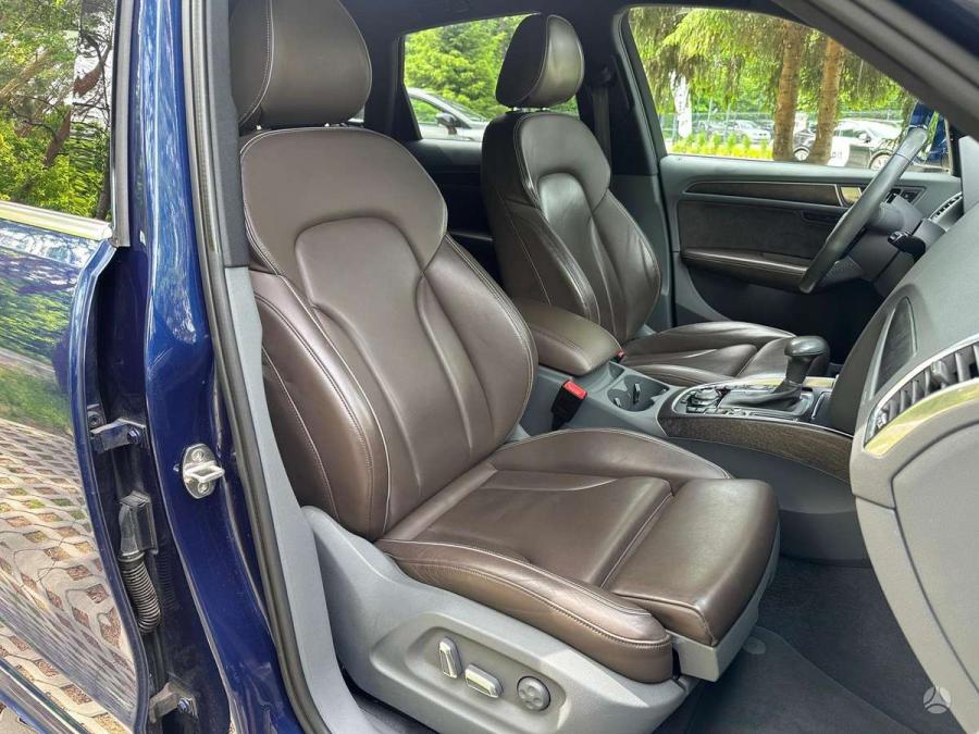 Blue Audi Q5 2016 in Vilnius, with an engine capacity of 1.97 L and mileage of 300 thousand km for 13000 €, photo 31 on AUTOMOTO.COM.LV