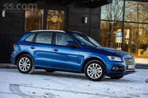 Zils Audi Q5 2016 Rīga, ar dzinēja tilpumu 2.00 L un nobraukumu 189 tūkst. km par 16000 €, foto  vietnē AUTOMOTO.COM.LV