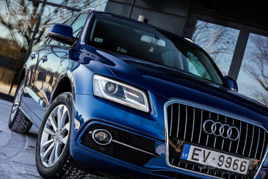 Blue Audi Q5 2016 in Riga, with an engine capacity of 2.00 L and mileage of 189 thousand km for 16000 €, photo 5 on AUTOMOTO.COM.LV