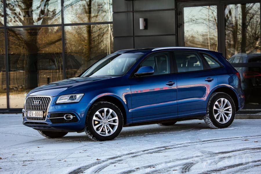 Blue Audi Q5 2016 in Riga, with an engine capacity of 2.00 L and mileage of 189 thousand km for 16000 €, photo 7 on AUTOMOTO.COM.LV