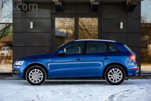Blue Audi Q5 2016 in Riga, with an engine capacity of 2.00 L and mileage of 189 thousand km for 16000 €, photo 8 on AUTOMOTO.COM.LV
