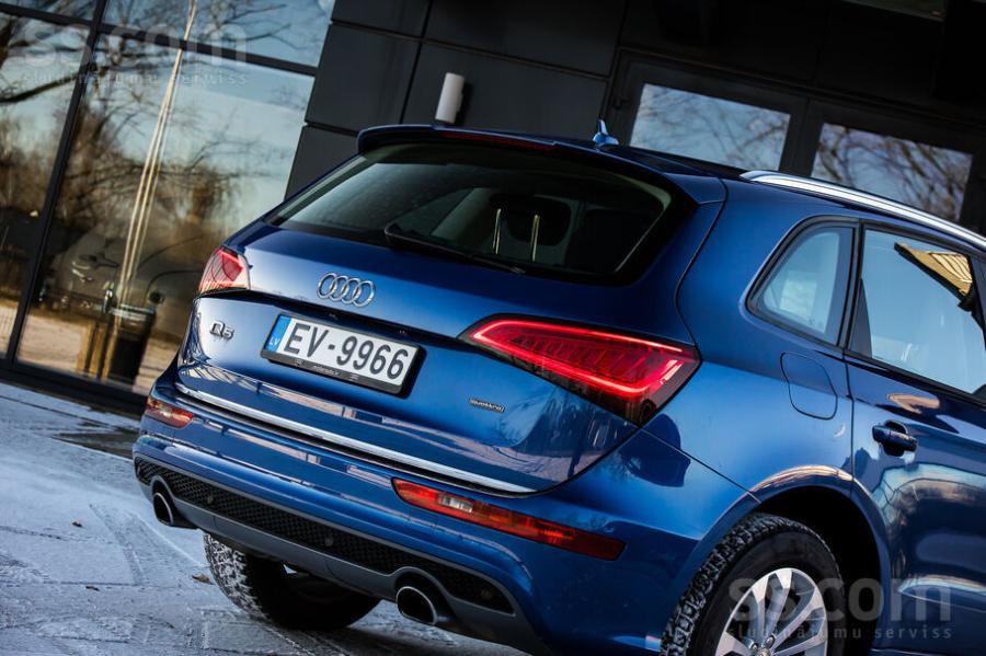 Blue Audi Q5 2016 in Riga, with an engine capacity of 2.00 L and mileage of 189 thousand km for 16000 €, photo 10 on AUTOMOTO.COM.LV