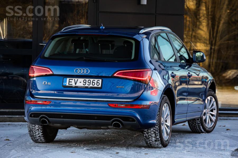 Blue Audi Q5 2016 in Riga, with an engine capacity of 2.00 L and mileage of 189 thousand km for 16000 €, photo 11 on AUTOMOTO.COM.LV