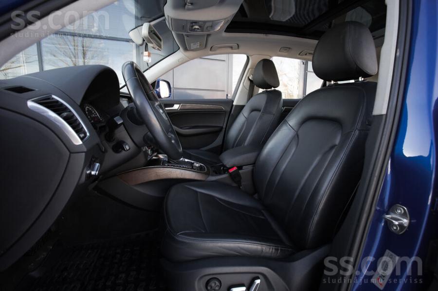 Blue Audi Q5 2016 in Riga, with an engine capacity of 2.00 L and mileage of 189 thousand km for 16000 €, photo 12 on AUTOMOTO.COM.LV