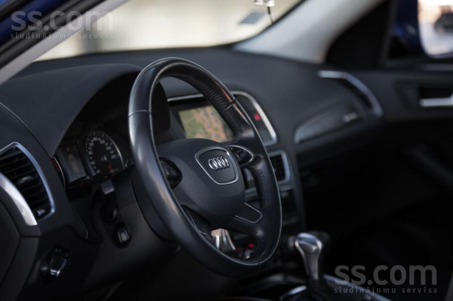 Blue Audi Q5 2016 in Riga, with an engine capacity of 2.00 L and mileage of 189 thousand km for 16000 €, photo 13 on AUTOMOTO.COM.LV