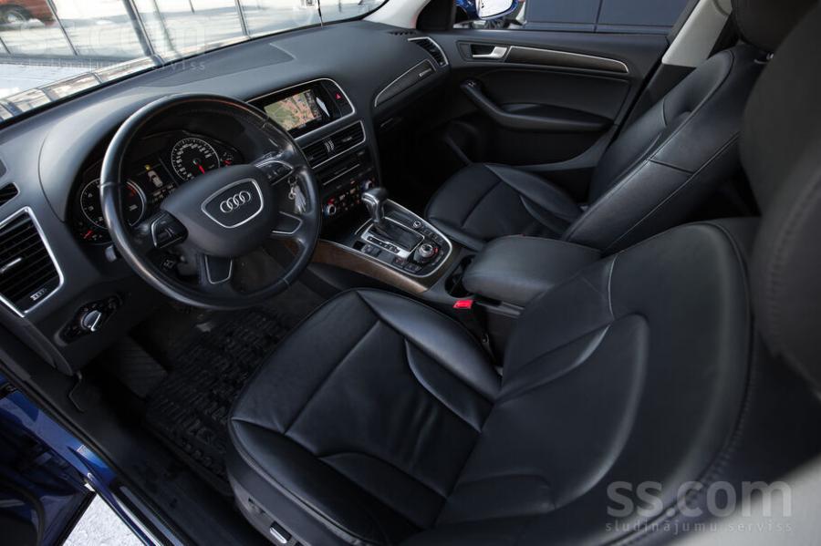 Blue Audi Q5 2016 in Riga, with an engine capacity of 2.00 L and mileage of 189 thousand km for 16000 €, photo 14 on AUTOMOTO.COM.LV
