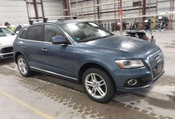 Blue Audi Q5 2016 in Vilnius, with an engine capacity of 1.98 L and mileage of 334 thousand km for 6750 €, photo 1 on AUTOMOTO.COM.LV