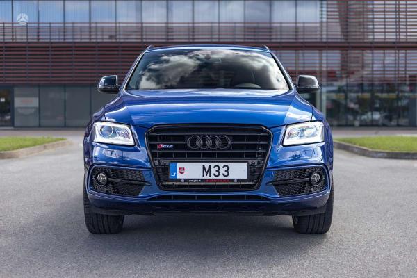 Blue Audi Q5 2016 in Klaipeda, with an engine capacity of 3.00 L and mileage of 84 thousand km for 17499 €, photo 4 on AUTOMOTO.COM.LV