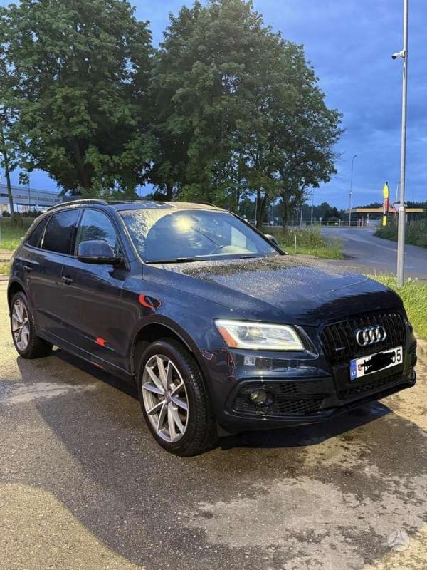 Blue Audi Q5 2016 in Ukmerge, with an engine capacity of 2.97 L and mileage of 119 thousand km for 16900 €, photo 4 on AUTOMOTO.COM.LV