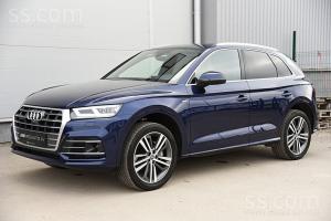 Blue Audi Q5 2017 in Tukums, with an engine capacity of 2.00 L and mileage of 169 thousand km for 24990 €, photo 1 on AUTOMOTO.COM.LV