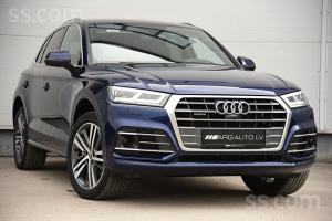 Blue Audi Q5 2017 in Tukums, with an engine capacity of 2.00 L and mileage of 169 thousand km for 24990 €, photo 3 on AUTOMOTO.COM.LV