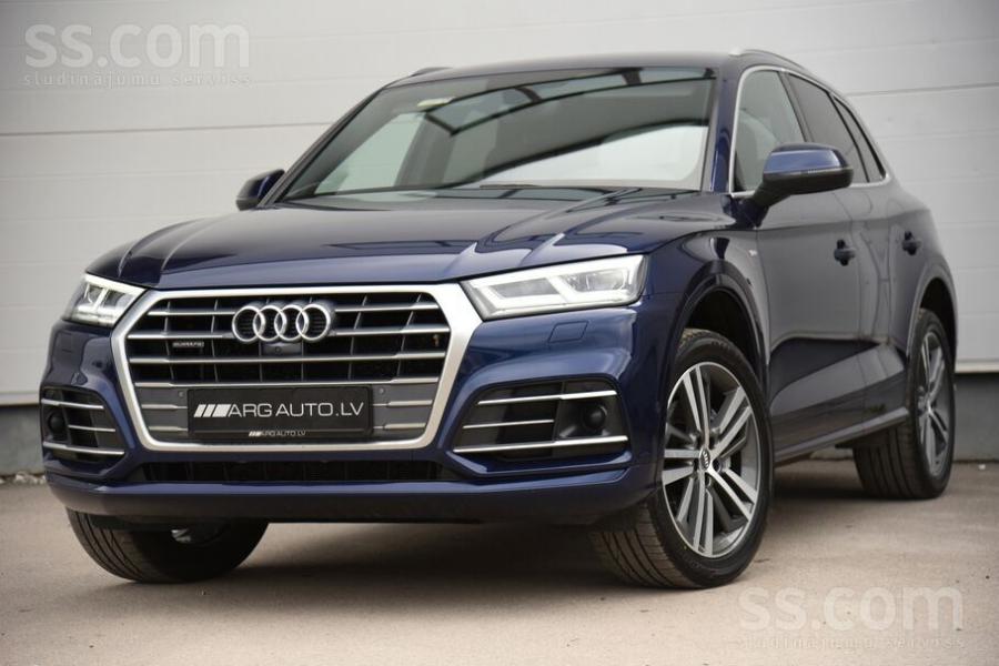 Blue Audi Q5 2017 in Tukums, with an engine capacity of 2.00 L and mileage of 169 thousand km for 24990 €, photo 5 on AUTOMOTO.COM.LV
