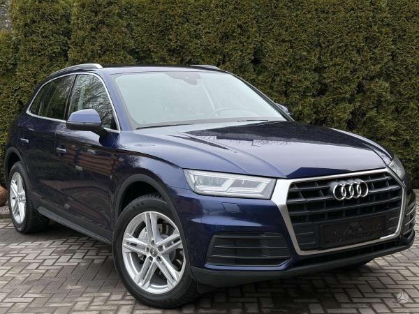 Blue Audi Q5 2017 in Jonava, with an engine capacity of 1.97 L and mileage of 254 thousand km for 18850 €, photo 1 on AUTOMOTO.COM.LV