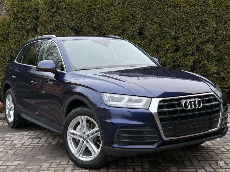 Zils Audi Q5 2017 Jonava, ar dzinēja tilpumu 1.97 L un nobraukumu 254 tūkst. km par 18850 €, foto 1 vietnē AUTOMOTO.COM.LV