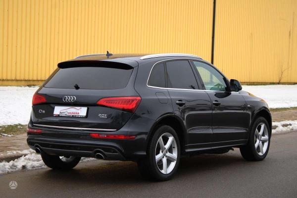 Blue Audi Q5 2017 in Vilnius, with an engine capacity of 1.98 L and mileage of 271 thousand km for 11850 €, photo 7 on AUTOMOTO.COM.LV