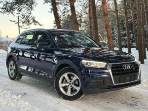 Blue Audi Q5 2017 in Utena, with an engine capacity of 1.97 L and mileage of 300 thousand km for 15800 €, photo 4 on AUTOMOTO.COM.LV