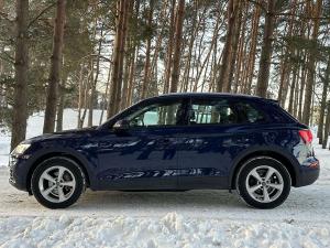 Blue Audi Q5 2017 in Utena, with an engine capacity of 1.97 L and mileage of 300 thousand km for 15800 €, photo 11 on AUTOMOTO.COM.LV