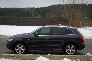 Blue Audi Q5 2017 in Vilnius, with an engine capacity of 1.98 L and mileage of 271 thousand km for 10999 €, photo 3 on AUTOMOTO.COM.LV