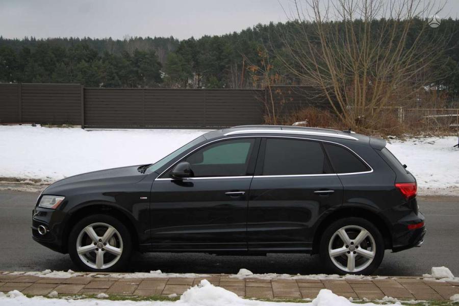 Blue Audi Q5 2017 in Vilnius, with an engine capacity of 1.98 L and mileage of 271 thousand km for 10999 €, photo 3 on AUTOMOTO.COM.LV