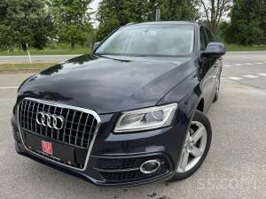 Zils Audi Q5 2017 Ogre, ar dzinēja tilpumu 2.00 L un nobraukumu 200 tūkst. km par 13880 €, foto  vietnē AUTOMOTO.COM.LV
