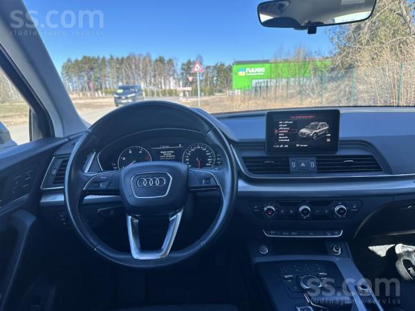 Blue Audi Q5 2017 in Riga, with an engine capacity of 2.00 L and mileage of 125 thousand km for 20500 €, photo 7 on AUTOMOTO.COM.LV