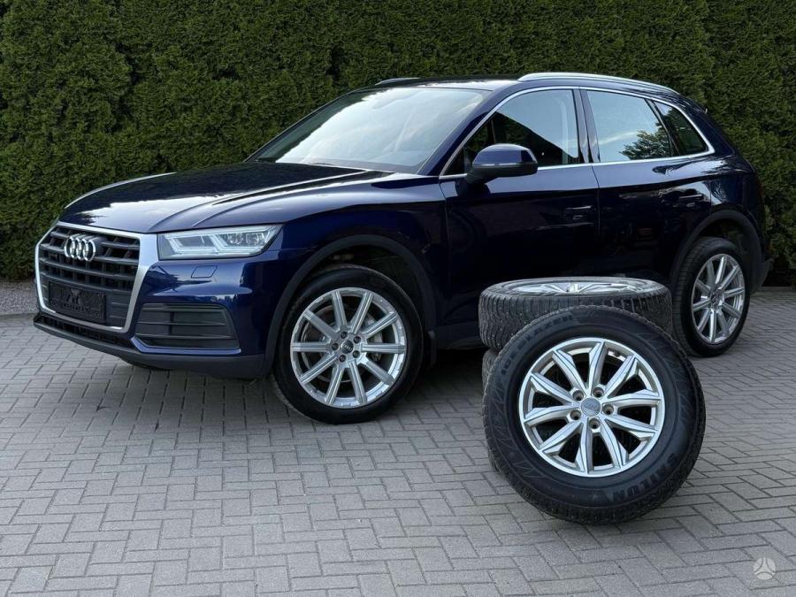 Blue Audi Q5 2017 in Jonava, with an engine capacity of 1.97 L and mileage of 226 thousand km for 18700 €, photo 14 on AUTOMOTO.COM.LV