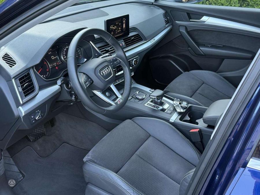 Blue Audi Q5 2017 in Jonava, with an engine capacity of 1.97 L and mileage of 226 thousand km for 18700 €, photo 19 on AUTOMOTO.COM.LV