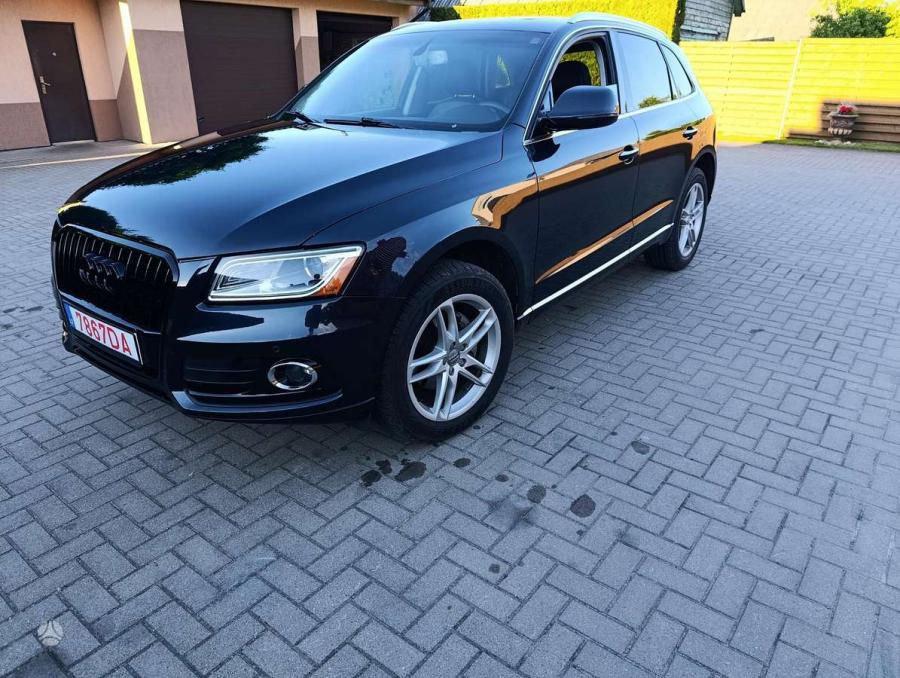 Blue Audi Q5 2017 in Plunge, with an engine capacity of 1.98 L and mileage of 195 thousand km for 12700 €, photo 1 on AUTOMOTO.COM.LV