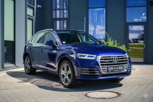 Blue Audi Q5 2017 in Kaunas, with an engine capacity of 1.97 L and mileage of 150 thousand km for 24450 €, photo  on AUTOMOTO.COM.LV