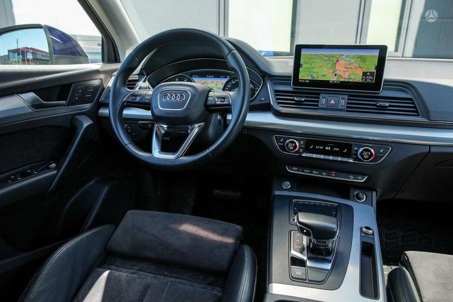 Zils Audi Q5 2017 Kauņa, ar dzinēja tilpumu 1.97 L un nobraukumu 150 tūkst. km par 24450 €, foto 17 vietnē AUTOMOTO.COM.LV