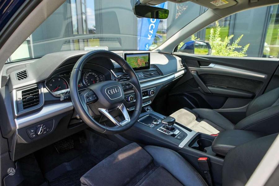 Zils Audi Q5 2017 Kauņa, ar dzinēja tilpumu 1.97 L un nobraukumu 150 tūkst. km par 24450 €, foto 25 vietnē AUTOMOTO.COM.LV