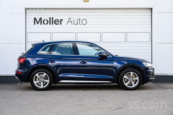 Zils Audi Q5 2017 Rīga, ar dzinēja tilpumu 2.00 L un nobraukumu 128 tūkst. km par 21650 €, foto 5 vietnē AUTOMOTO.COM.LV