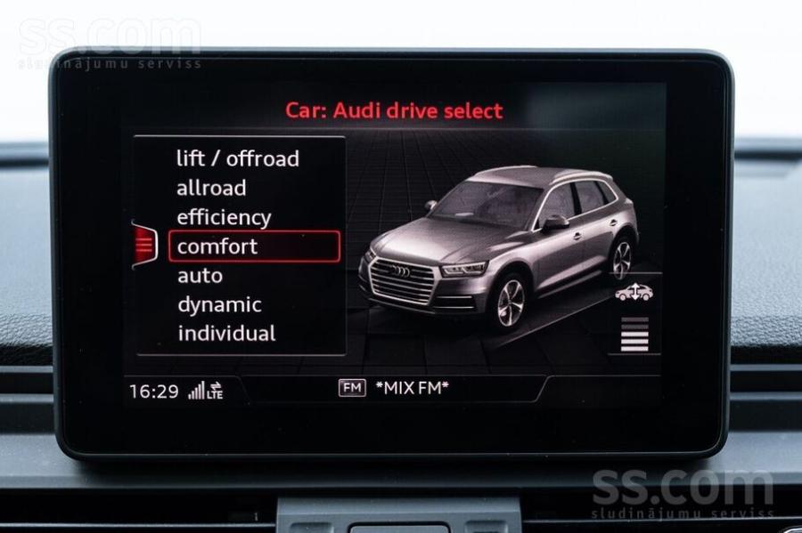 Синий Ауди Ку 5 2017 в Рига, объемом двигателя 2.00 л и пробегом 128 тыс. км за 21650 €, фото 11 на AUTOMOTO.COM.LV