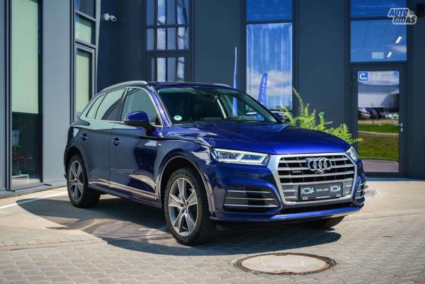 Zils Audi Q5 2017 Kauņa, ar dzinēja tilpumu 2.00 L un nobraukumu 150 tūkst. km par 24450 €, foto 1 vietnē AUTOMOTO.COM.LV