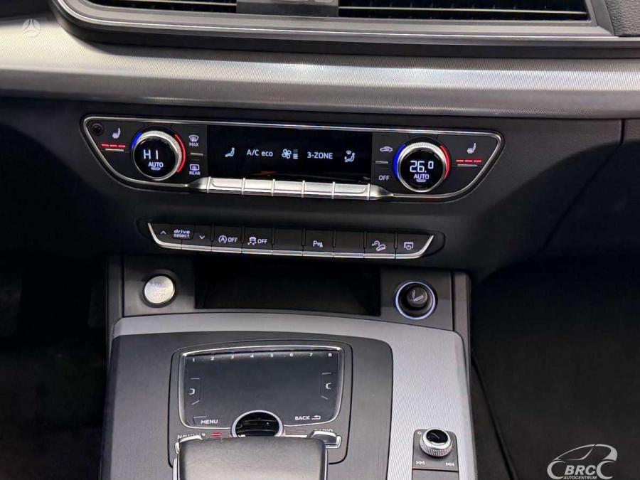 Blue Audi Q5 2017 in Vilnius, with an engine capacity of 1.97 L and mileage of 153 thousand km for 17900 €, photo 20 on AUTOMOTO.COM.LV