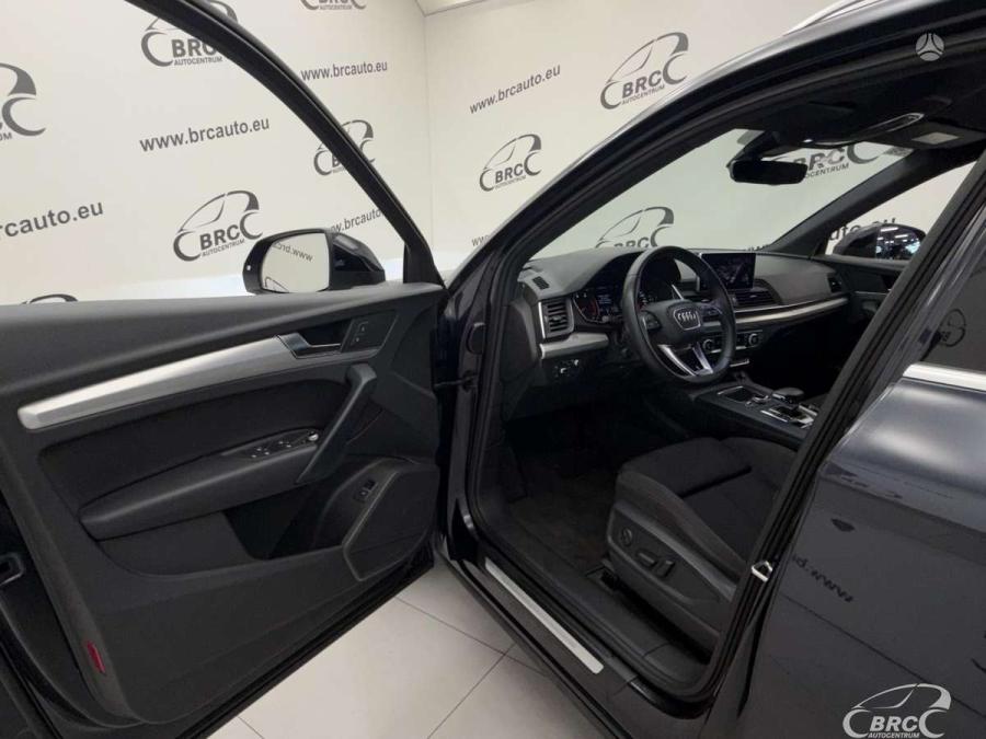 Blue Audi Q5 2017 in Vilnius, with an engine capacity of 1.97 L and mileage of 153 thousand km for 17900 €, photo 23 on AUTOMOTO.COM.LV
