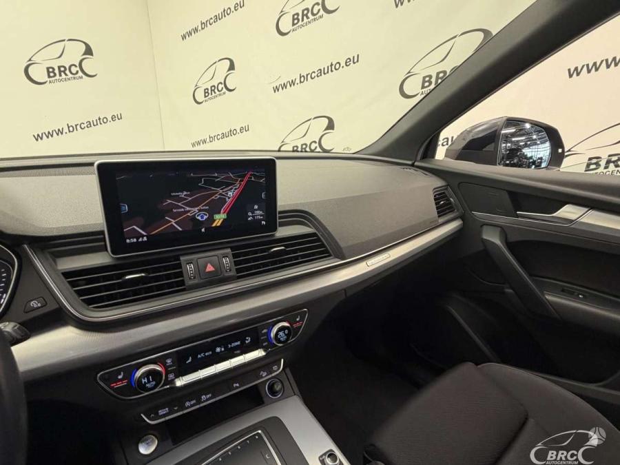 Blue Audi Q5 2017 in Vilnius, with an engine capacity of 1.97 L and mileage of 153 thousand km for 17900 €, photo 32 on AUTOMOTO.COM.LV