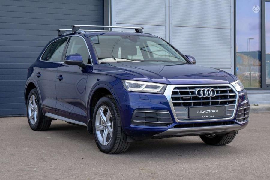 Blue Audi Q5 2017 in Kaunas, with an engine capacity of 1.97 L and mileage of 240 thousand km for 20999 €, photo 5 on AUTOMOTO.COM.LV