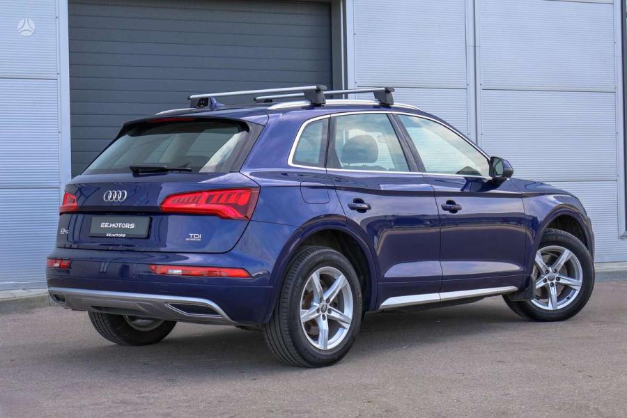 Blue Audi Q5 2017 in Kaunas, with an engine capacity of 1.97 L and mileage of 240 thousand km for 20999 €, photo 12 on AUTOMOTO.COM.LV