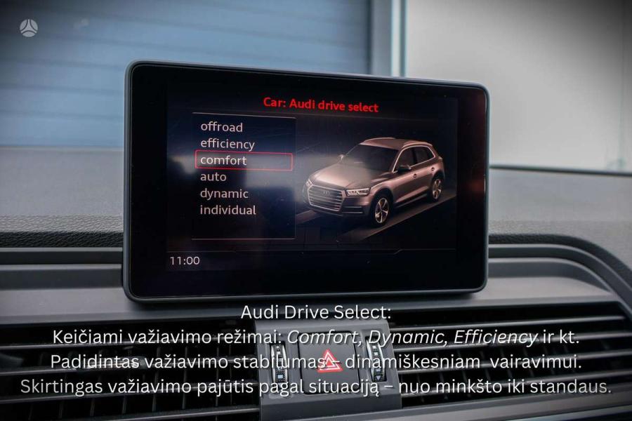 Blue Audi Q5 2017 in Kaunas, with an engine capacity of 1.97 L and mileage of 240 thousand km for 20999 €, photo 34 on AUTOMOTO.COM.LV