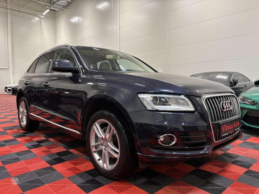 Blue Audi Q5 2017 in Vilnius, with an engine capacity of 1.98 L and mileage of 284 thousand km for 12490 €, photo 4 on AUTOMOTO.COM.LV